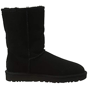 UGG Women's Classic Short II Boot, Black, 7