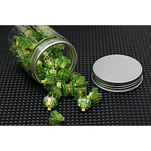 EPOMAKER Ajazz 45 Pieces Diced Fruit Kiwi Switch, Tactile Type for Mechanical Keyboard Replacement (Ajazz Kiwi Switch)