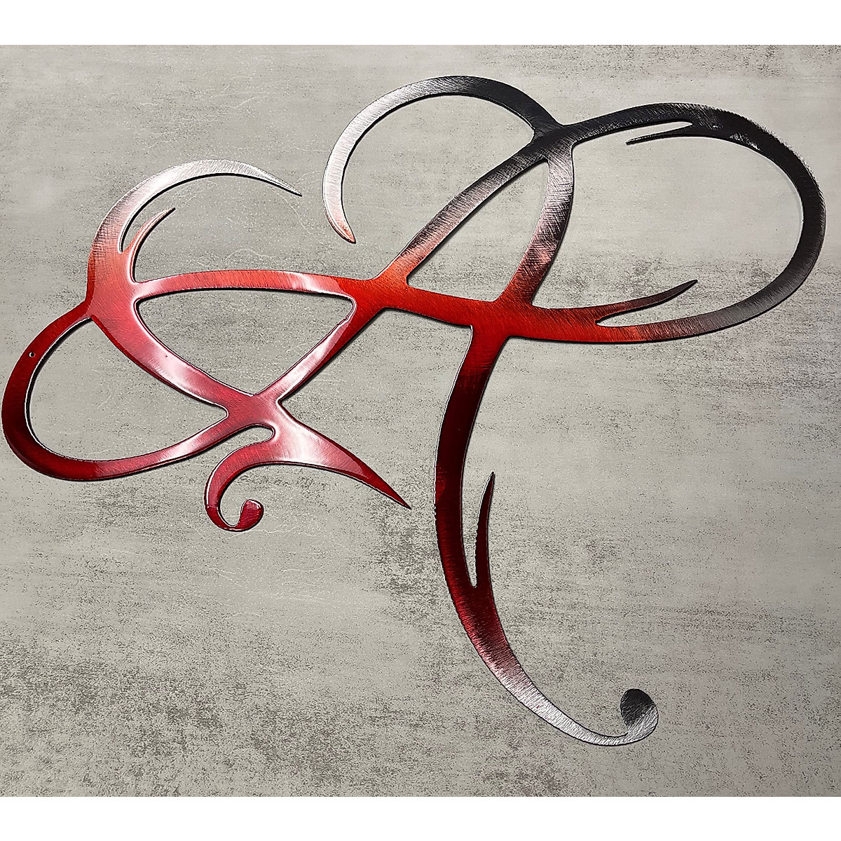 Infinity Heart Metal Wall Art -Always & Forever Infinity