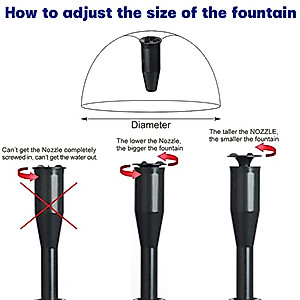 WaterRebirth (HSUP-1400F) Submersible Water Pump With Fountain Jets - Pond Pump - Submersible Pump - Water Fountain Pump - Aquarium Pump