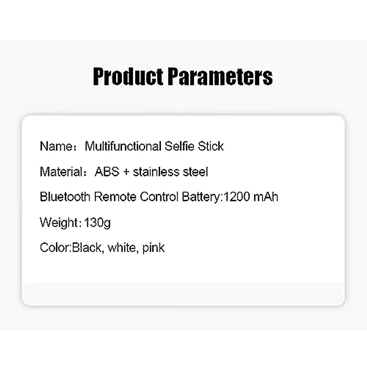 Selfie Stick Retractable Selfie Stick Smartphone Tripod All in One Mobile Phone Tripod with Wireless Remote Shutter (Pink)