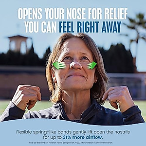 Breathe Right Nasal Strips Lavender Scent Extra Strength Tan Nasal Strips Help Stop Snoring Drug-Free Snoring Solution & Nasal Congestion Relief Caused By Colds & Allergies 26ct (packaging may vary)