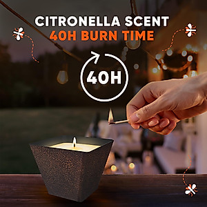 Off! Scented Citronella Candle, 18 oz, 1 CT, Backyard Outdoor Candle, Burn Time up to 40 Hours