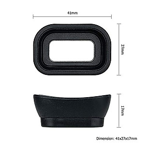 Soft Silicon Camera Viewfinder Eyecup Eyepiece Eyeshade for Sony A6600 A6500 A6400 Eye Cup Protector Replaces Sony FDA-EP17