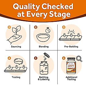 Doctor's Recipes Turmeric Curcumin Softgel, Turmeric with Ginger, 400mg, 95 Percent Concentrated Curcumin, 5% Gingerols, Joint Health, Black Pepper, Kosher Friendly, 120 Softgels