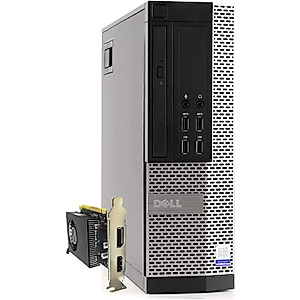 Dell Video Editing CAD OptiPlex 7020 Desktop Computer PC, Intel Core i7-4570 3.2 GHz Processor, 16GB RAM, 480GB SSD (Fast Boot) + 2TB HDD, Graphics RX-550 4GB DDR5, WiFi, Windows 10 Pro (Renewed)