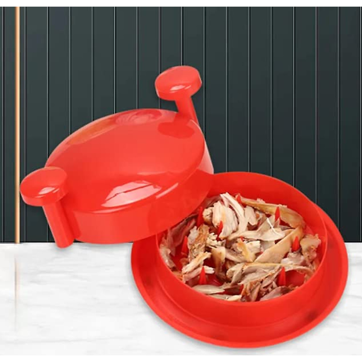 Chicken Shredder, Large Meat Shredder and Beef Mincing Machine, Alternative to Bear Claws Meat Shredder with Handles and Non-Skid Base Suitable for Pulled Pork, Beef