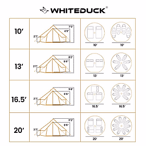 Regatta Bell Tent (Sandstone Beige, 10' (3M), Water Repellent)