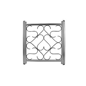 Camco Deluxe Aluminum RV Screen Door Grille | Adds a Sturdy Feel to the RV Door | Adjusts from 20-inches to 32-inches Wide | (43991)