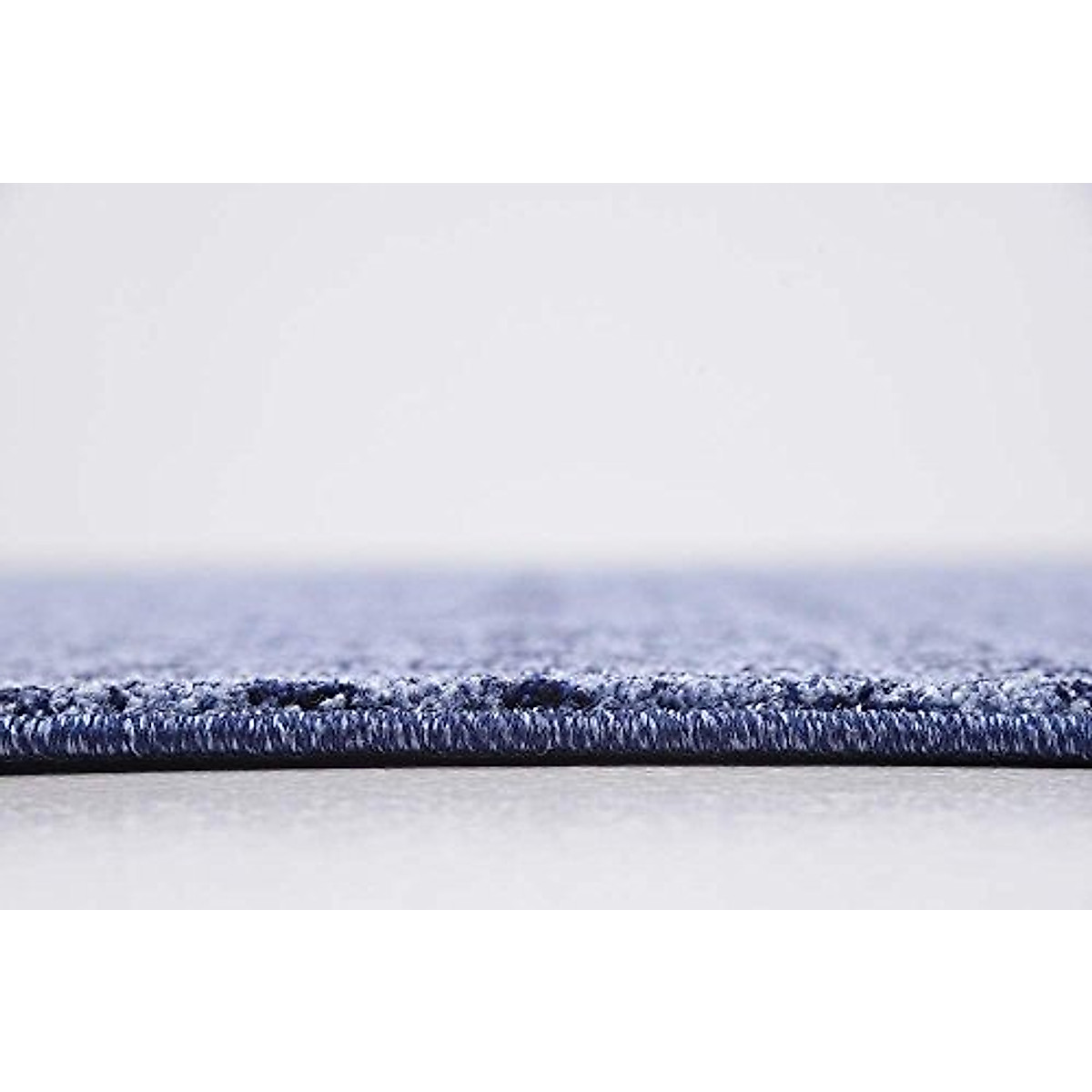 Unique Loom Del Mar Collection Area Rug - Jennifer (7' 10" x 10' Rectangle, Blue/ Navy Blue)
