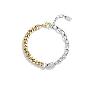 Coach Women's Signature Mixed Chain Bracelet