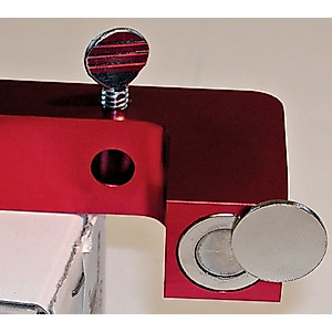 ProForm Deck Bridge, Magnetic, Up to 4-1/2 in Bores, Aluminum, Red Anodized, Each