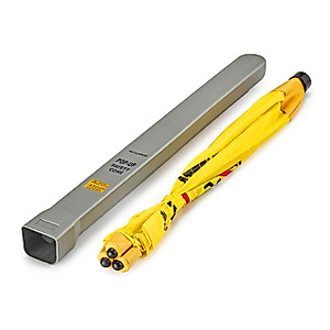 Alpine Caution Wet Floor Sign - Pop Up Slippery When Wet Sign, Wall Mounted Foldable Bilingual Yellow Safety Warning Caution Cone For Commercial & Office Use (30 Inches)