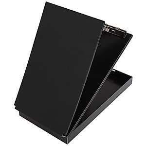 Saunders Black Recycled Aluminum Citation Holder – Eco-Friendly Office Supply, Corrosion Resistant, Lightweight Clipboard. Stationery Supplies