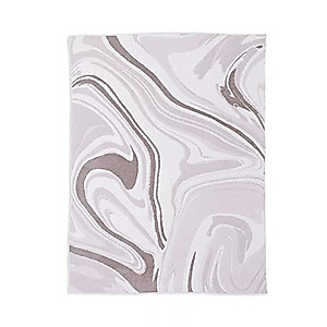 Barefoot Dreams CozyChic Marbled Blanket, Sand Multi, One Size