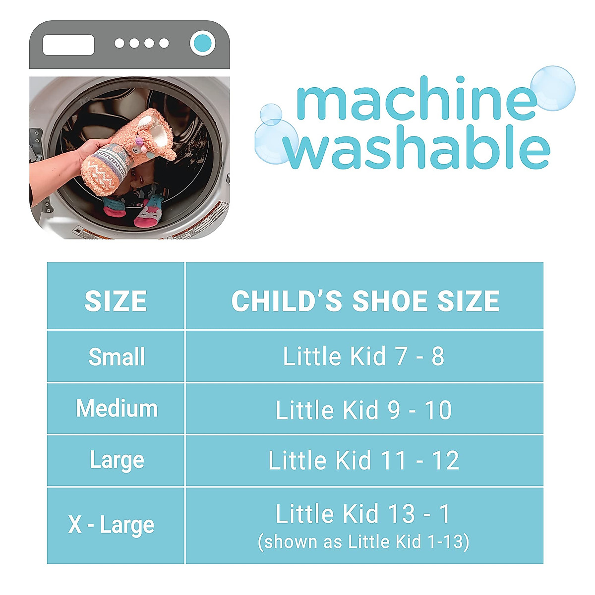 Totes Bootie Slippers, Childrens Llama, US 1-13 Unisex Little Kid