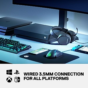 SteelSeries Arctis 1 Wired Gaming Headset – Detachable ClearCast Microphone – Lightweight Steel-Reinforced Headband – For PS5, PS4, PC, Xbox, Nintendo Switch, Mobile