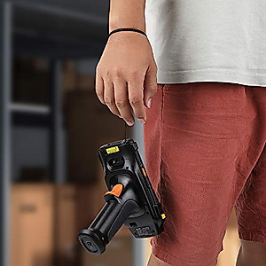 MUNBYN Android Barcode Scanner Pistol Grip Handheld Mobile Computer, 2D QR PDF417 Zebra 4710 Scanner, 4+64B Memory Qualcomm CPU, Wi-Fi, NFC 4G, IP67 Rugged Data Collector Warehouse for Enterprise WMS