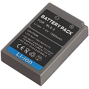 Battery and Charger for Olympus Pen E-PL1, E-PL2, E-PL3 Digital Camera