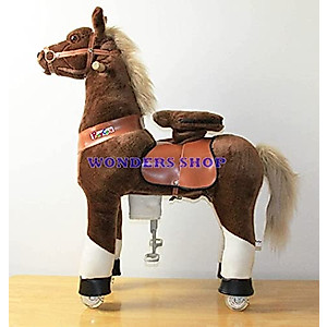 Ponycycle Pony Cycle Ride On Horse Size Medium Brown
