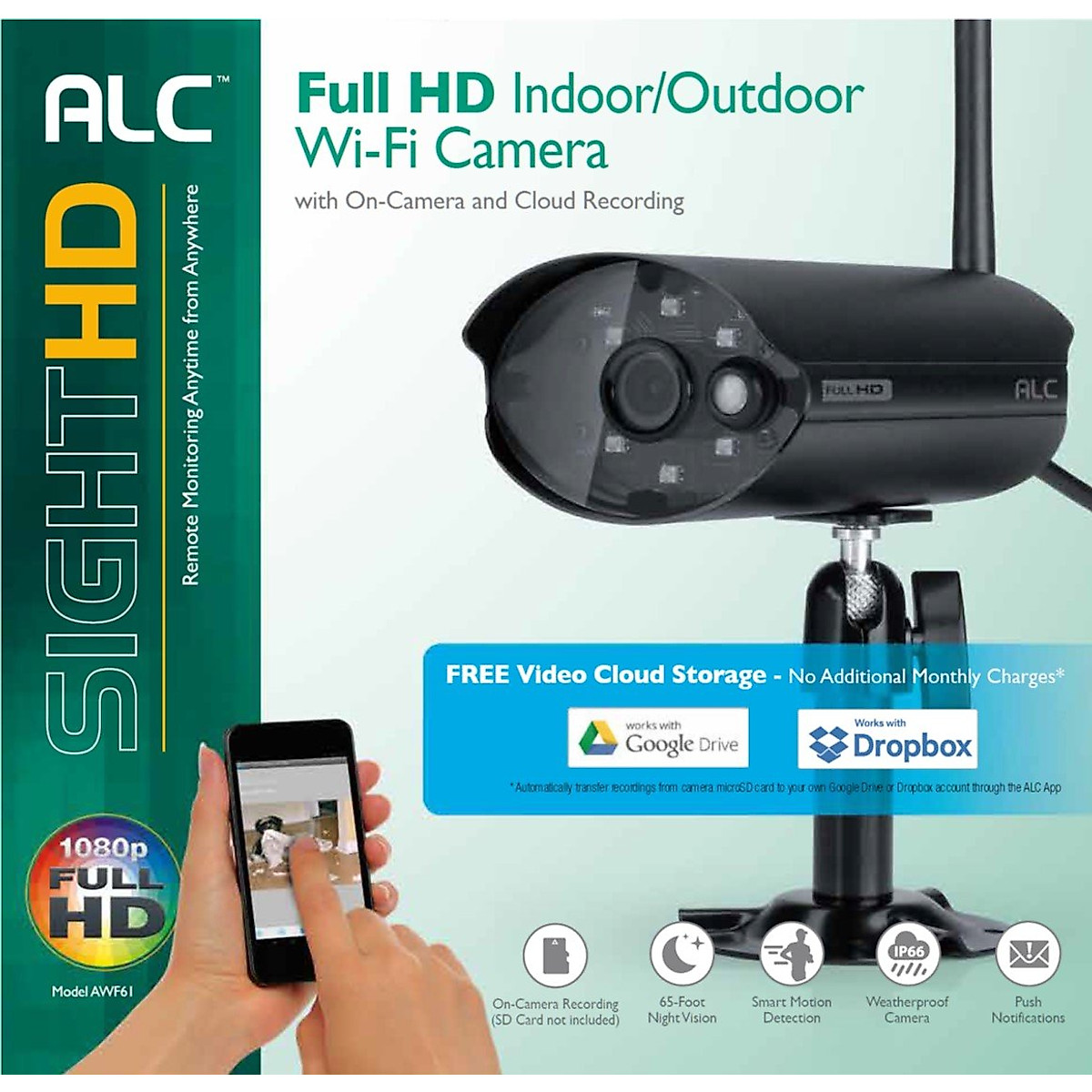 ALC AWF61 SightHD 1080p Full HD Outdoor Wi-Fi Camera