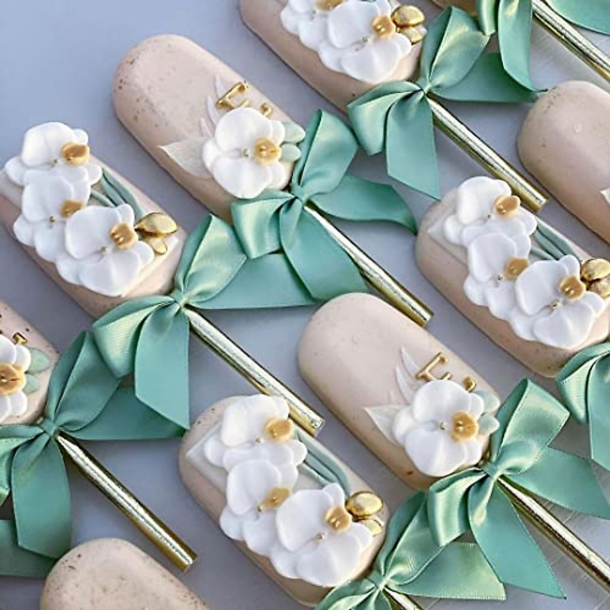 ALINK Metallic Silver Paper Straws, Biodegradable Disposable Party Drinking Straw for Birthday, Wedding, Bridal/Baby Shower, Christmas Decorations and Party Supplies, Pack of 100