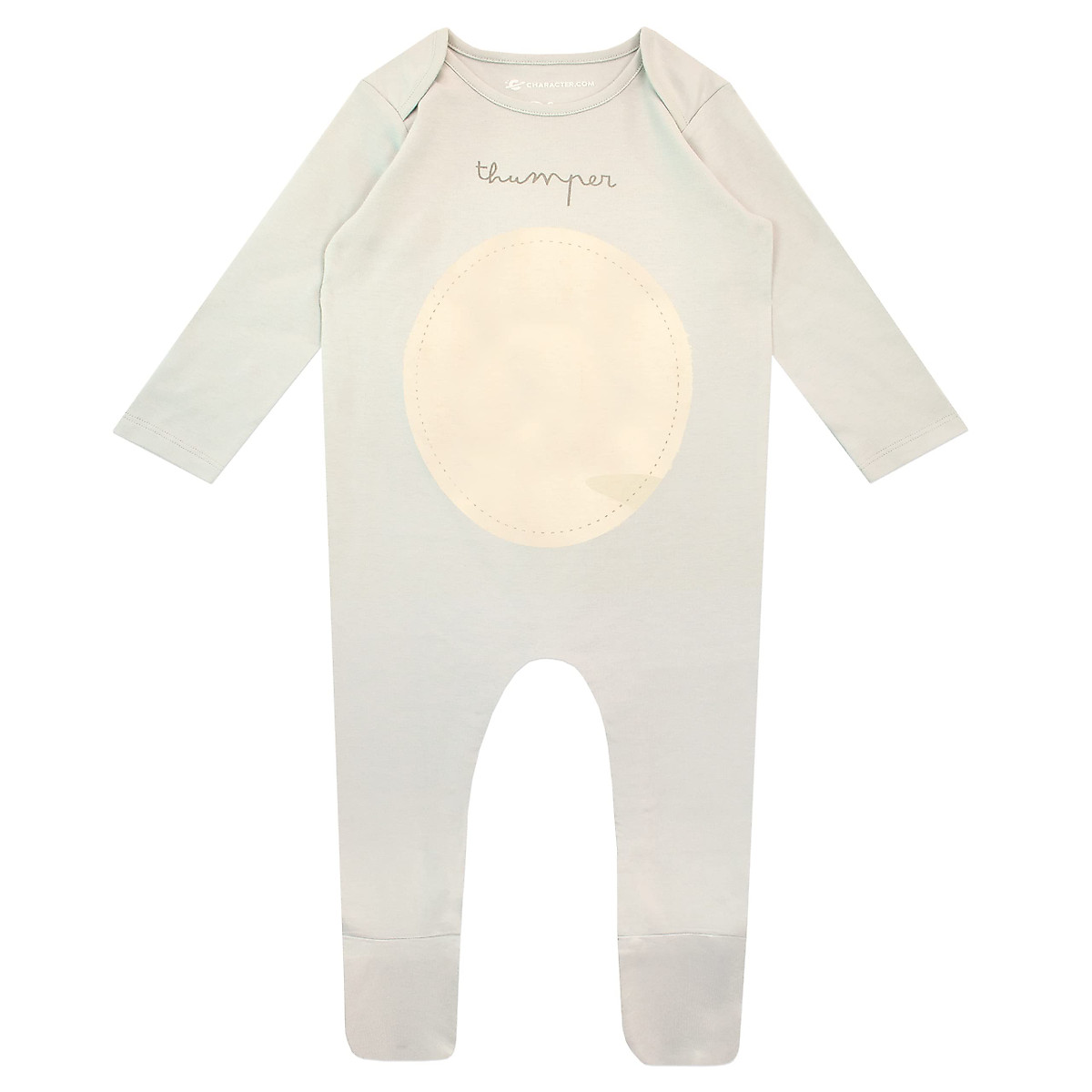 Disney Baby Girls Thumper Sleepsuit and Hat Footies Grey 6-9 M