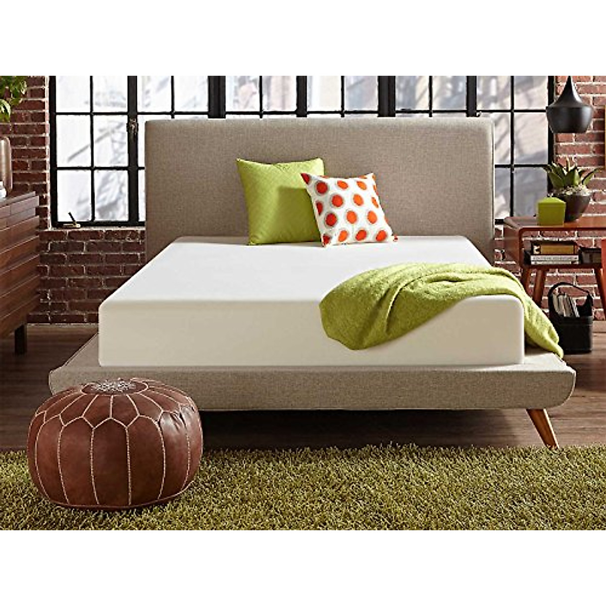 Live & Sleep Classic 12-Inch Memory Foam Mattress - Cool Bed in a Box, Medium Plush - CertiPUR Certified - Trailer, Camper, Truck, Motor-Home RV Short Queen Size