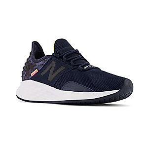 New Balance Women's Fresh Foam Roav V1 Running Shoe, Black/Gray, 7.5