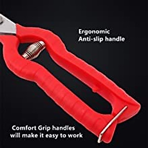 2pack Zsling Extra Long Edge Stainless Steel Pruning Shears Fruit Trees Bonsai Sharp Garden Scissors Tool