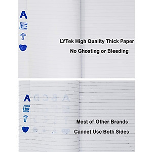 LYTek Faux Leather Lined Journal Notebooks with 120 GSM, Hardcover Executive Notebook, 5.25 x 8.25 inches for Writing - Date Marked, Inner Pocket, Ribbon Mark & Elastic Closure (Black, Pack of 2)