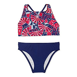 Speedo Girl's Swimsuit Two Piece Bikini Set