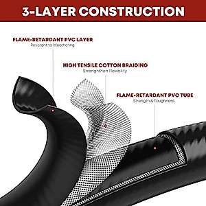 PatioGem Improved Propane Quick Connect Hose, 7FT RV Propane Hose with Blackstone Propane Adapter, Quick Connect Propane Hose for Rv to Grill, Fit for Blackstone 22 Inch Griddle & 17” Blackstone Grill