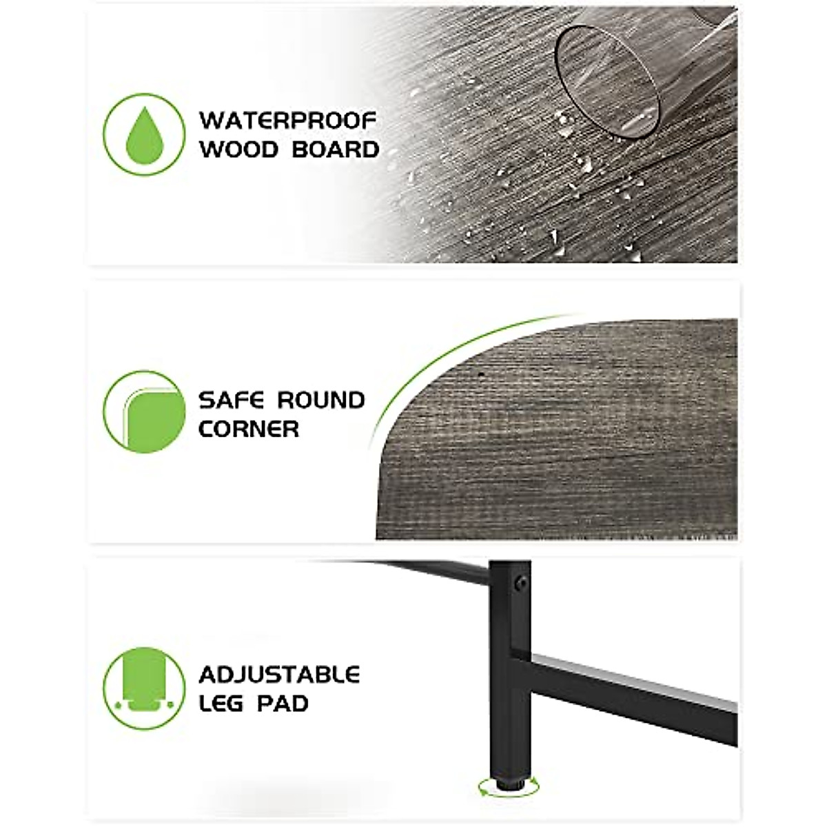 Teraves Reversible L Shaped Desk with Shelves 69“ Corner Computer Desk Gaming Desk Workstation for Home Office