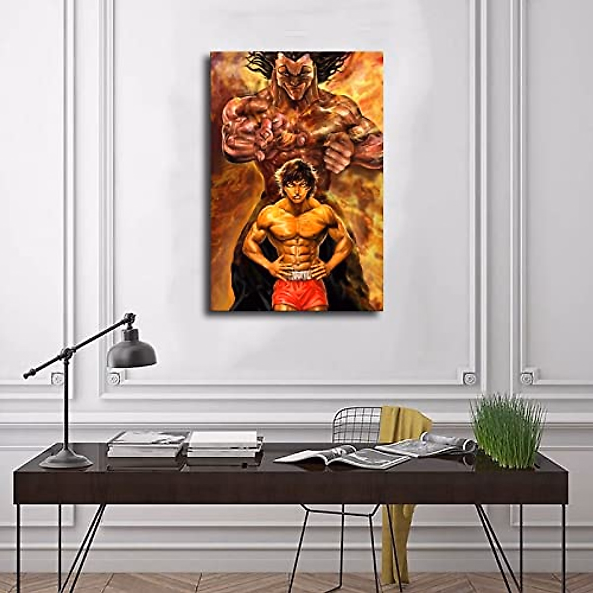 YYUU Gurappura Baki Poster Baki Hanma Poster Baki Poster (20) Canvas Poster Posters for Room Aesthetic Art Poster Print Poster 12x18inch(30x45cm) Unframe-style
