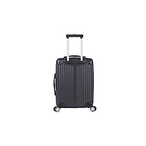 Rockland Berlin Hardside Expandable Spinner Wheel Luggage, Black, 3-Piece Set (20/24/28)
