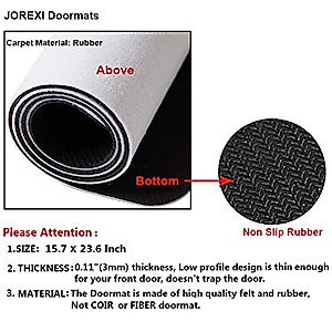 Funny Doormat,Good Vibes Only Door Mat,Garden Outdoor Indoor Entrance Mat Anti-Slip Rubber Front Door Kitchen Home Backing Doormat