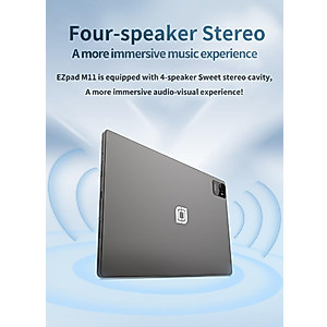 AXCID Jumper EZpad M11 10.5 Inches Android 12 8GB RAM 128G ROM UNISOC T616 13.0MP Rear +5.0MP Front Camera 4G LTE Students Entertainment 7000mAH Android Tablet PC