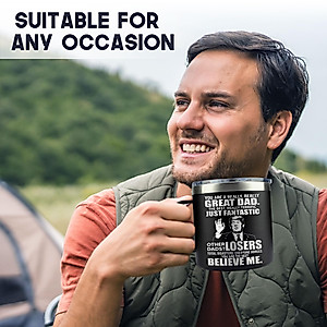 Gifts for Dad from Daughter, Son - Christmas Gifts for Dad, Dad Christmas Gifts - Dad Gifts for Birthday, Birthday Gifts for Dad, Dad Birthday Gift, Happy Birthday Dad, Dad Birthday - Dad Mug 14Oz