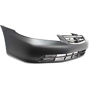 Evan Fischer Front Bumper Cover Compatible with 2001-2002 Honda Accord Primed Sedan