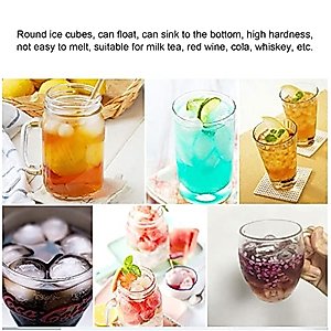 Countertop Ice Maker Machine, Portable Ice Makers, Make 9 Ice Cubes in 8 Mins, Ice Maker with Ice Scoop and Basket for Home Bar Office(US 110V)