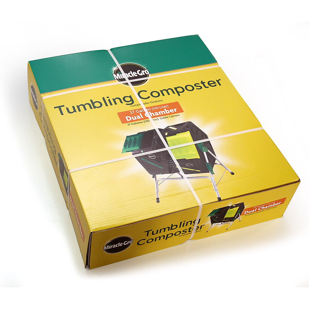 Miracle-Gro DC140 Dual Chamber Tumbling Composter