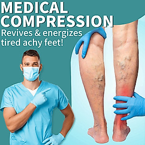 COOLOVER Copper Compression Socks for Women and Men(6 Pairs)-Best Support for Running, Athletic, Nursing, Travel