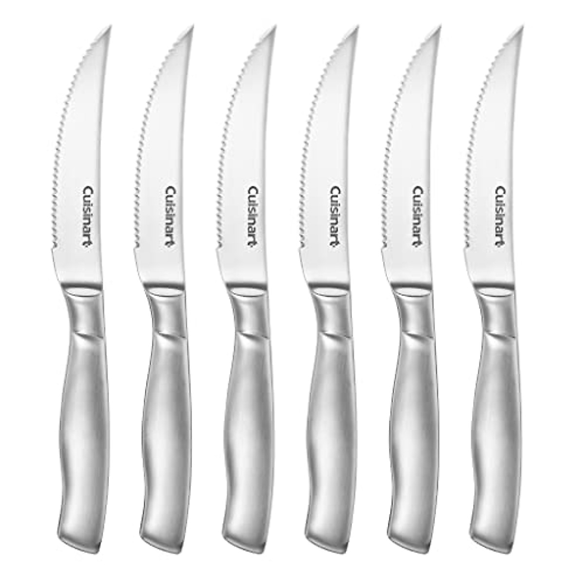 15 Piece Kitchen Knife Set with Block by Cuisinart, Cutlery Set, Hollow Handle, C77SS-15PK