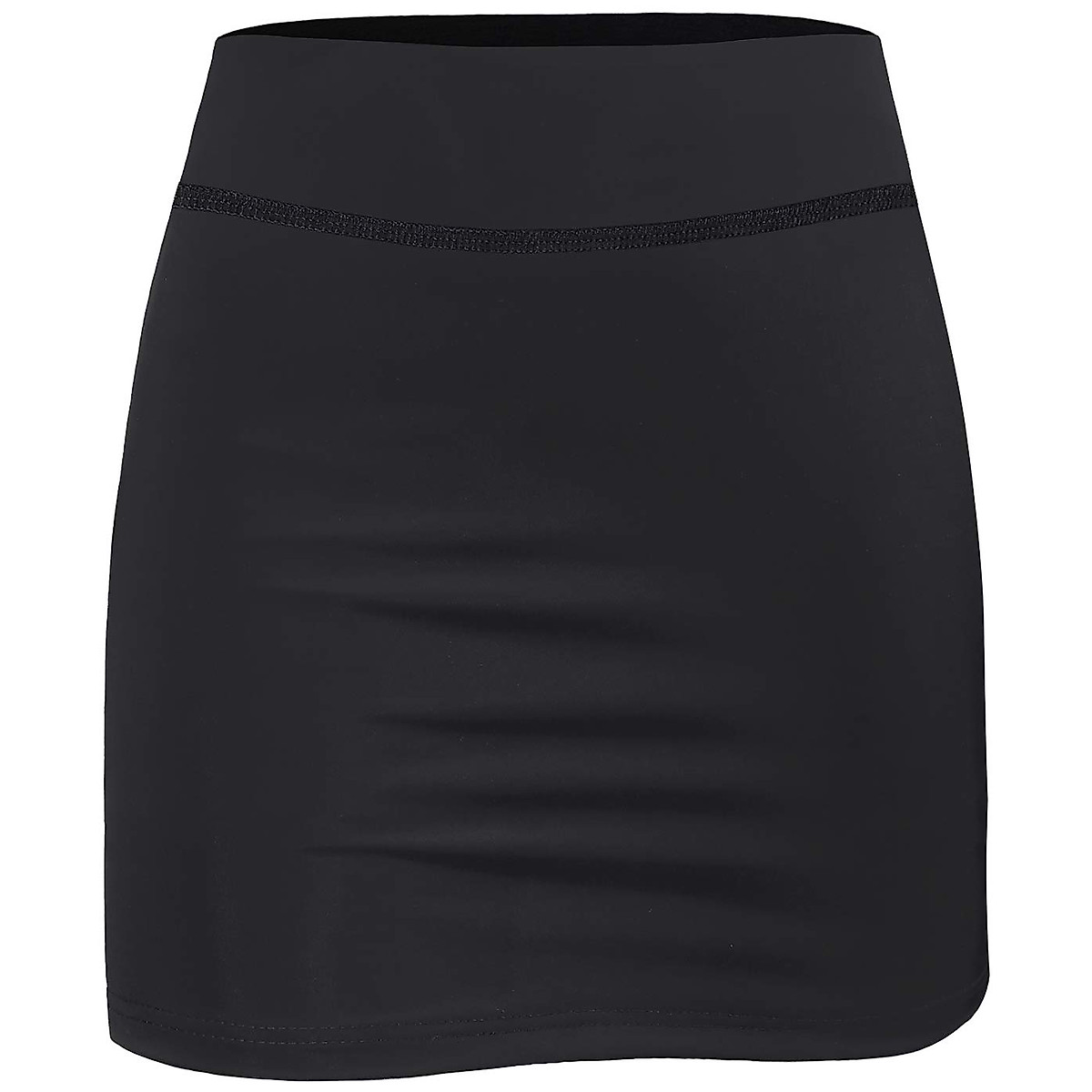 BLEVONH Womens Summer Tennis Skirts with Shorts Underneath, Pickleball, Athletic, Workout and Golf Skorts with Pockets Black Medium