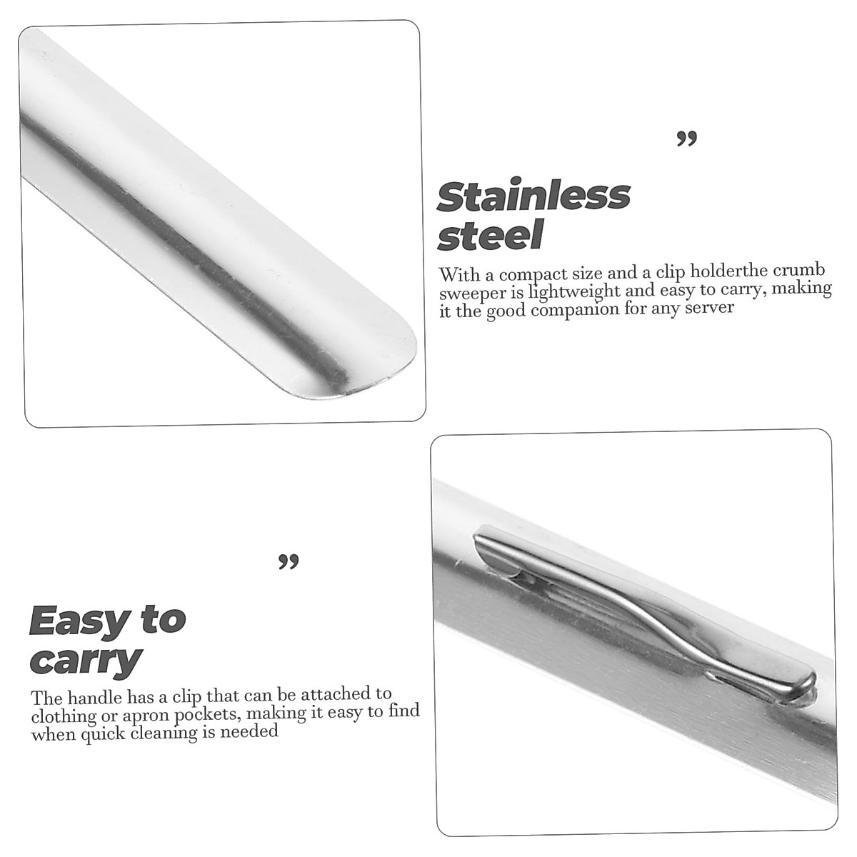 SHOWERORO 2pcs Bread Crumb Scraper Cabinet Cleaner Household Squeegees Household Cleaner Stainless Steel Silver Crumb Sweeper Heavy Duty Crumb Sweeper Cabinet Crumb Scraper Metal Cupboard