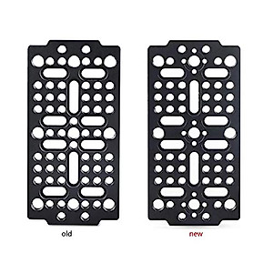 SmallRig Multi-Functional Cheese Plate with 1/4 3/8 Threads, Switching Mounting Plate w/ Locating Point for ARRI for Camera and Tripod Plate - 1681