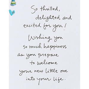 American Greetings Baby Shower Card for Boy (New Little One)