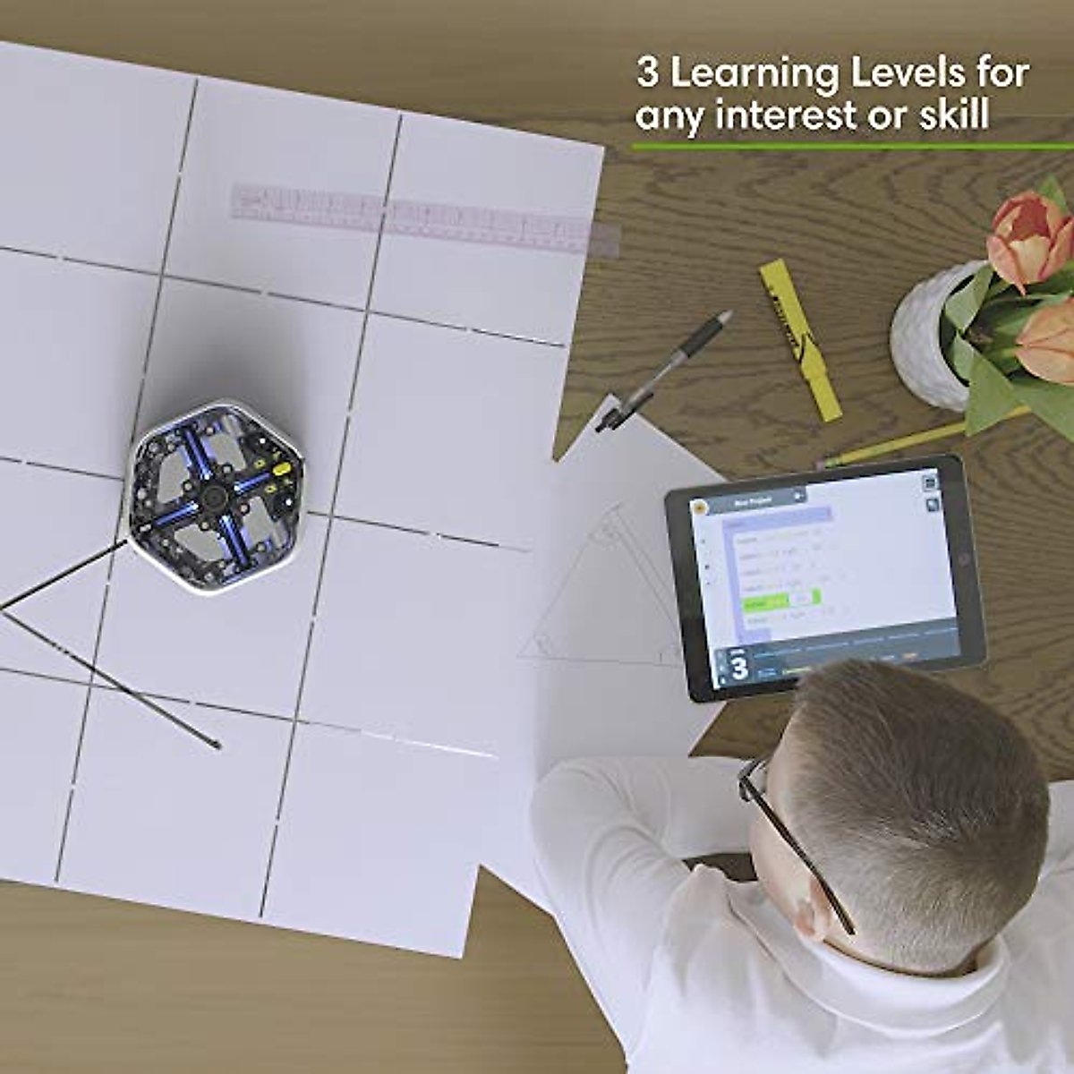iRobot Root rt0 Coding Robot: Programmable STEM Toy for Kids 6+, Ideal for Creative Play Through Art, Music, & Code , White