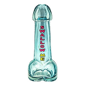 Rockin Gear Shot Glasses Shooter Penis Shot Glass Bachelorette Party Favors Fun Novelty Sexy Gag Gift -Best Gift for Bachelor/Bachelorette Party Favors (Blue, 1)